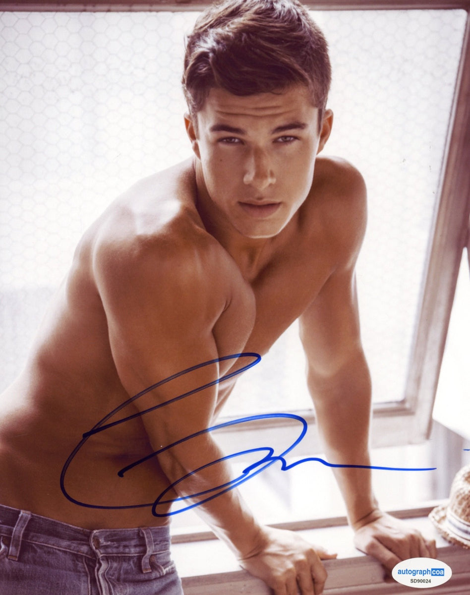 Chase Mattson Signed Autograph 8x10 Photo Shirtless Male Model Tik Tok ...