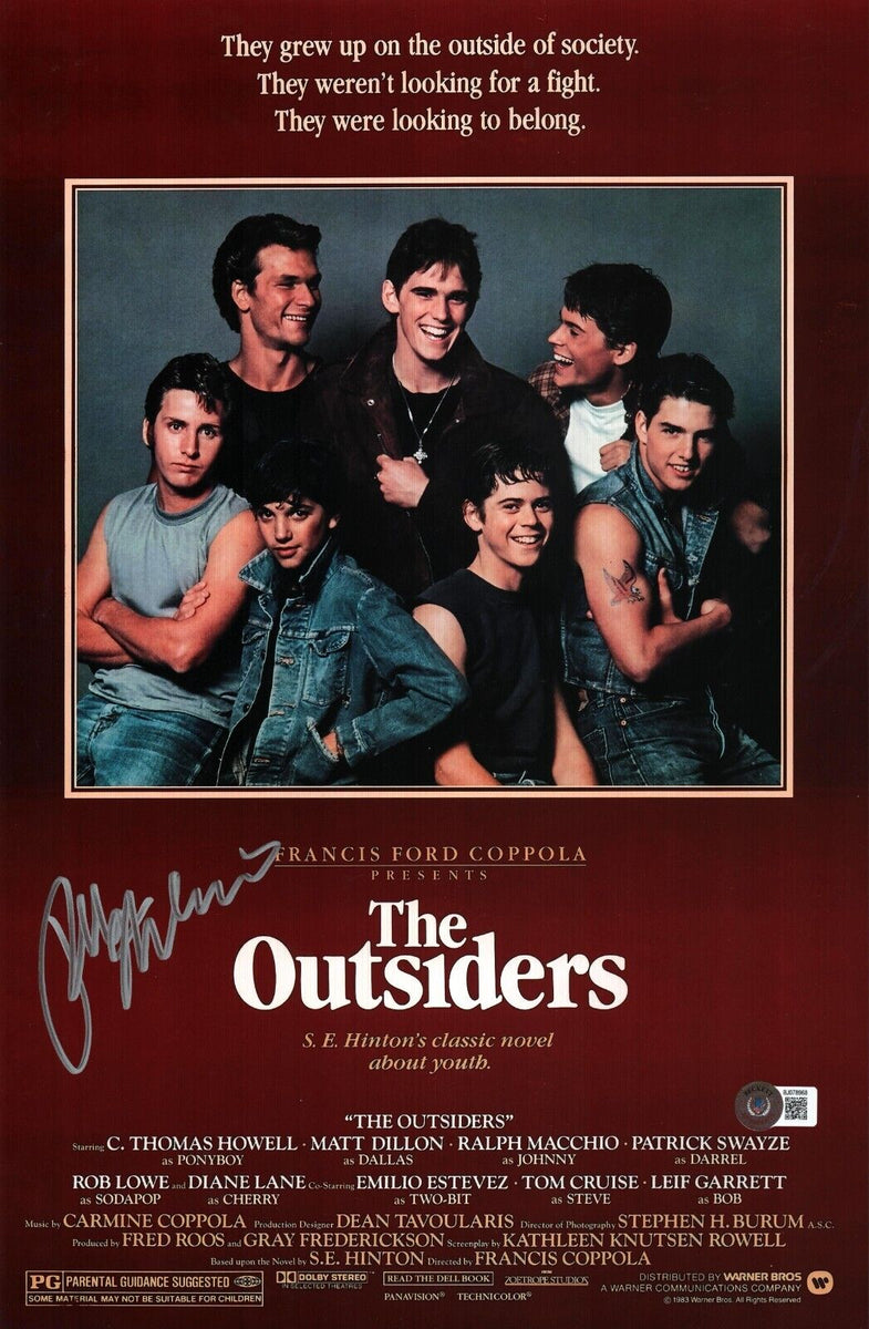 Ralph Macchio The Outsiders Signed 11x17 Movie Poster Photo Autograph ...