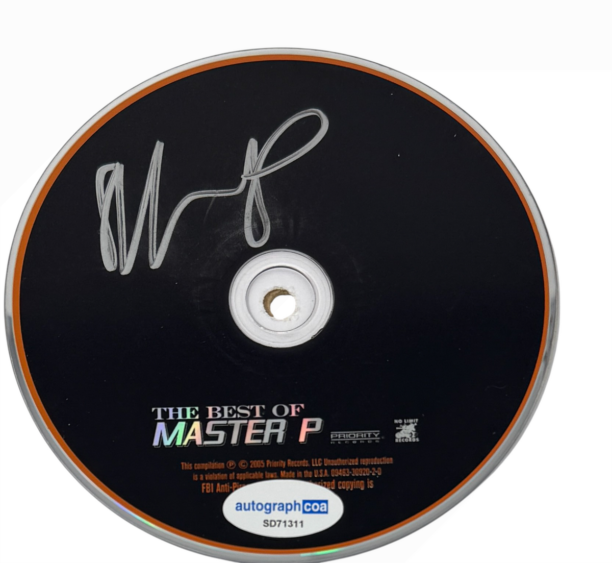 Master P Signed Autograph The Best Of CD Framed Display Rapper Percy M ...