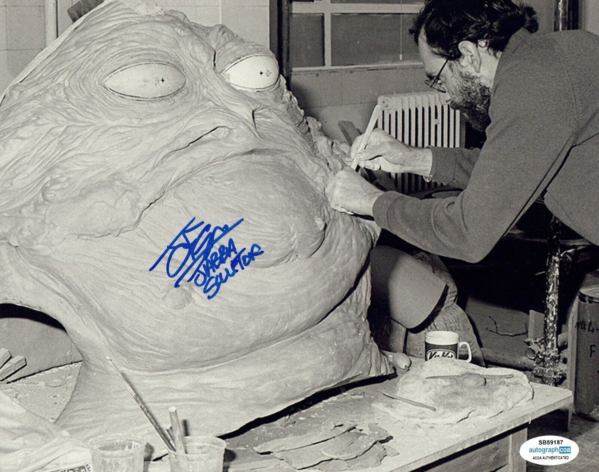 John Coppinger STAR WARS Signed Autograph 8x10 Photo Jabba the Hutt AC ...