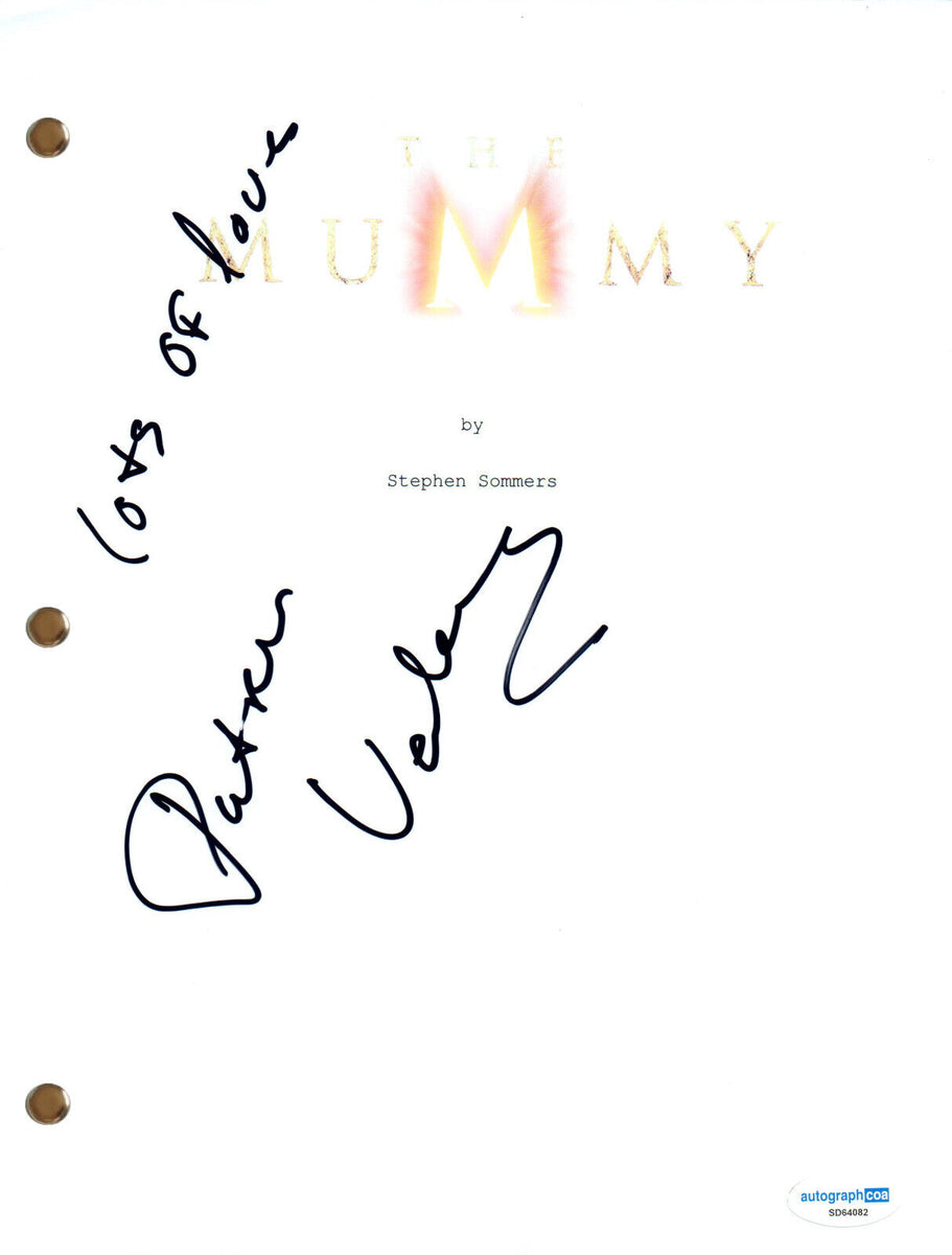 Patricia Velasquez “The Mummy” Signed Autograph Movie Script Screenpla ...