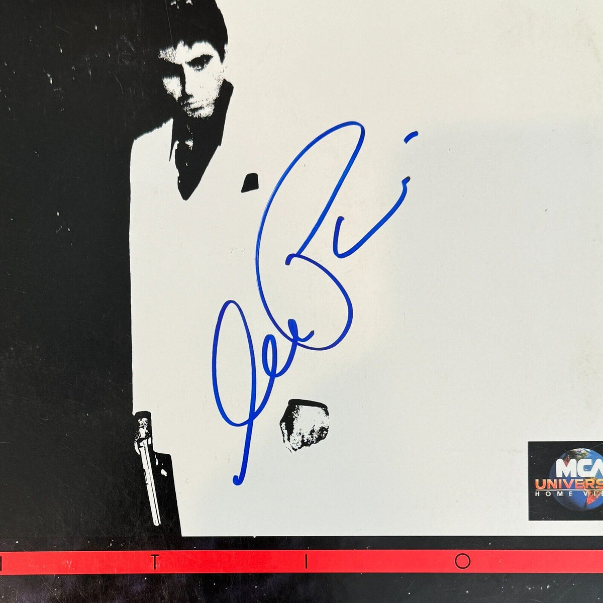 Al Pacino SCARFACE Signed Autograph Movie Laserdisc Cover Full Graph B ...