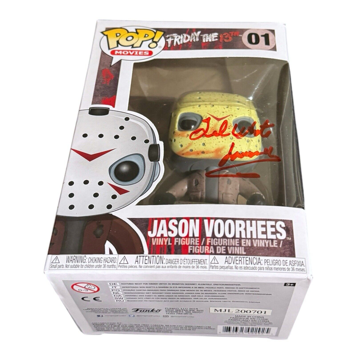 Ted White Signed Friday The 13th Jason Voorhees 01 Funko Pop Autograph ...