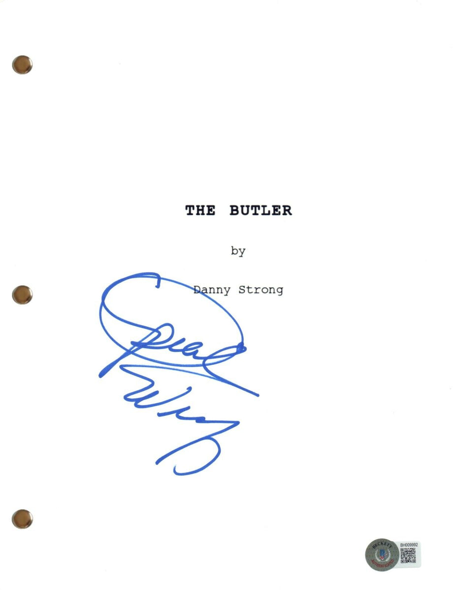 Oprah Winfrey Signed Autograph The Butler Movie Script Screenplay Beck ...