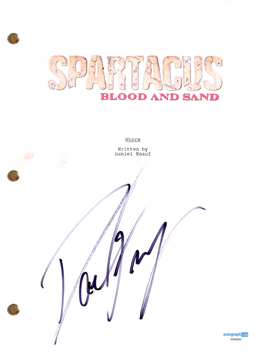 Daniel Feuerriegel “Spartacus: Blood and Sand” Signed Autograph Full S ...