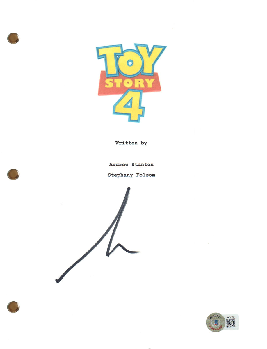 Tim Allen Signed Autograph Toy Story 4 Movie Script Full Screenplay Be ...