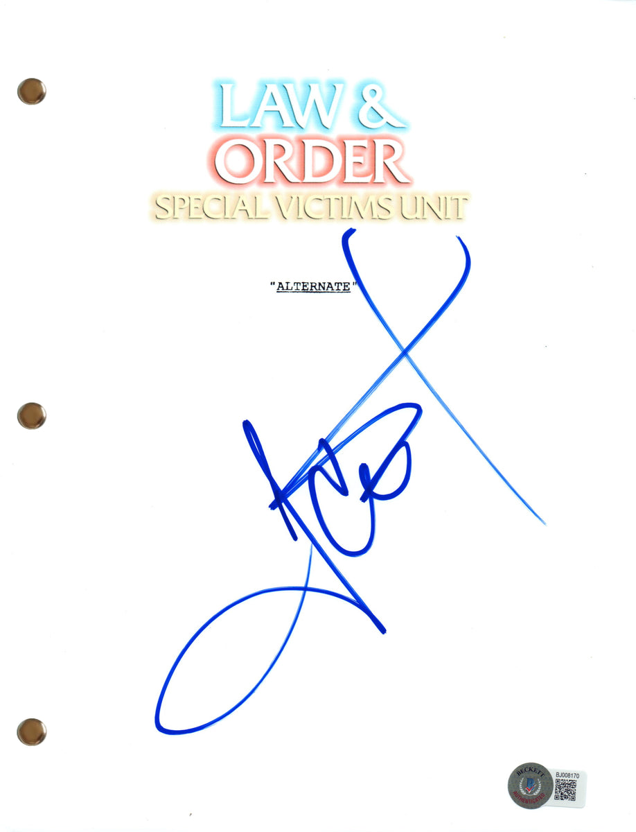 Ice-T Signed Autograph Law & Order SVU Alternate Script Screenplay Bec ...