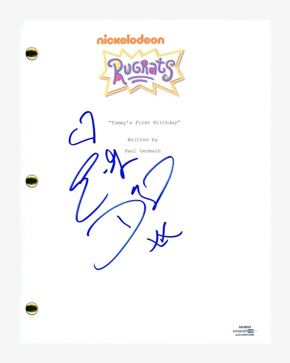 Elizabeth E.G. Daily Signed Autographed RUGRATS Pilot Episode Script A ...