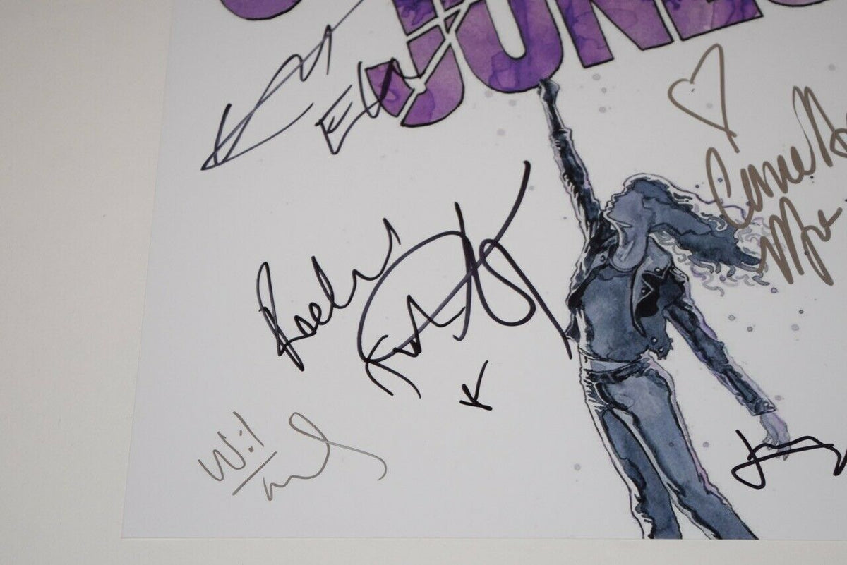 Jessica Jones Cast Signed 11x14 Photo x6 Krysten Ritter Carrie Anne Mo ...