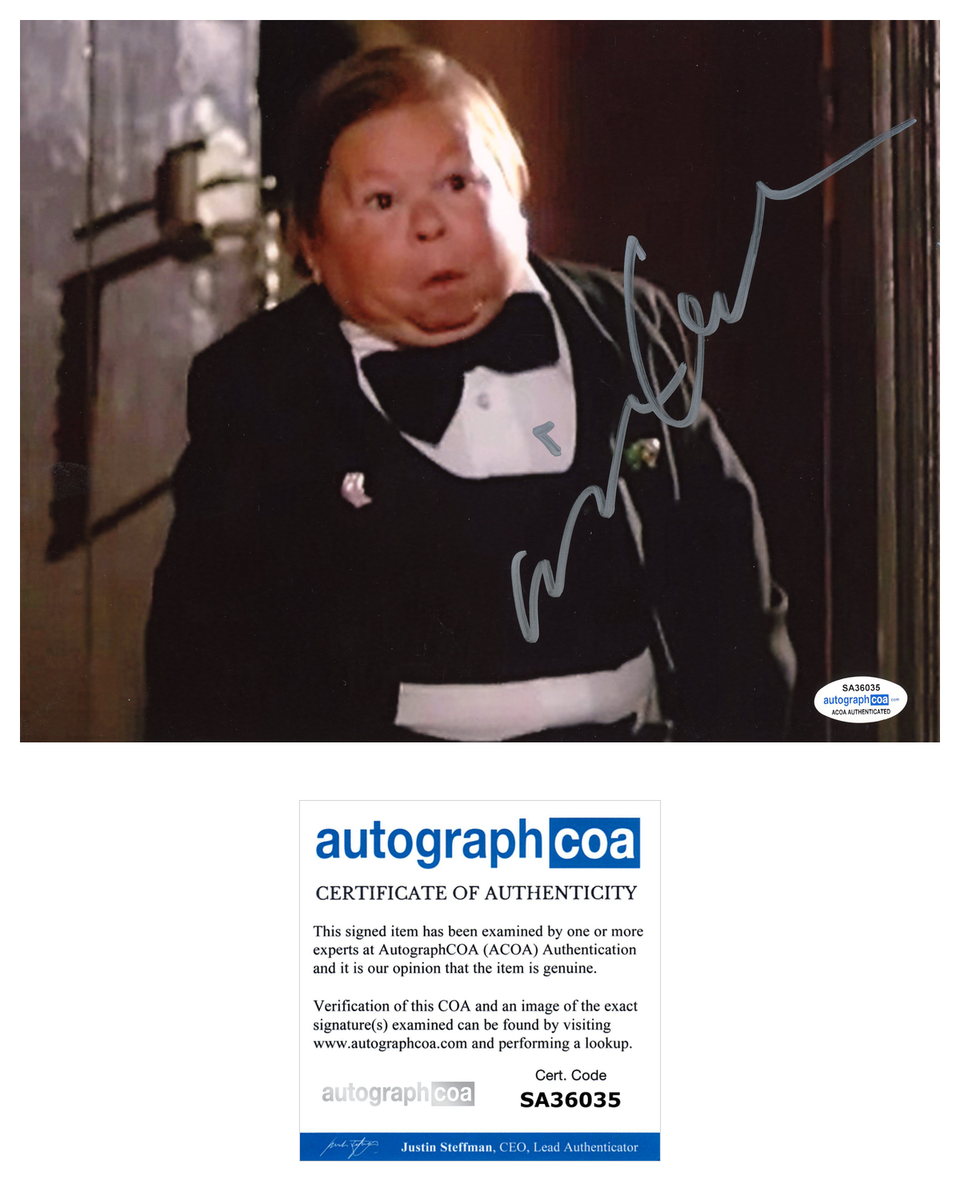 Michu Meszaros Signed Autograph 8x10 Photo ALF Waxwork Actor ACOA COA ...