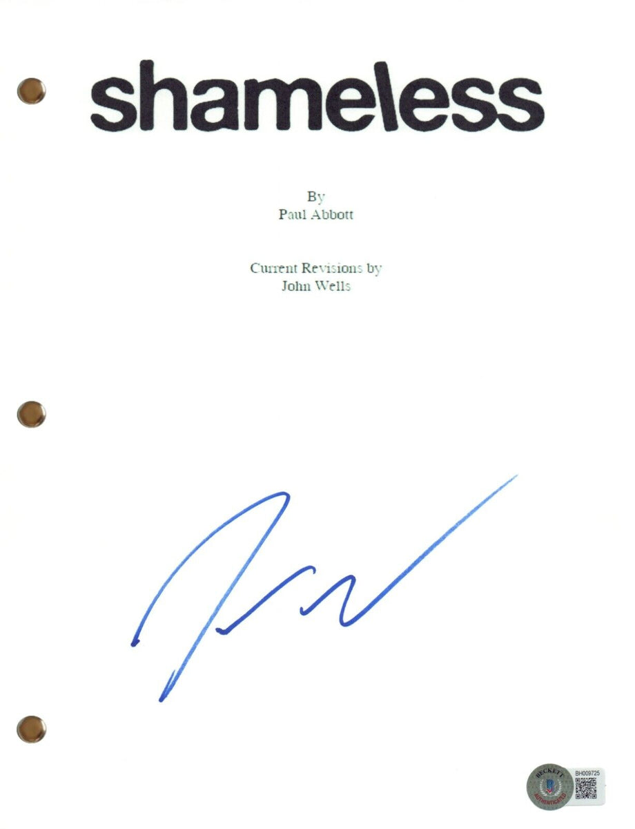 Jeremy Allen White Signed Shameless Pilot Episode Script Screenplay Be ...