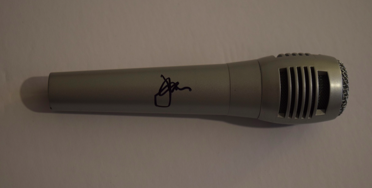 Jack Russell Signed Autographed Microphone GREAT WHITE Lead Singer COA ...