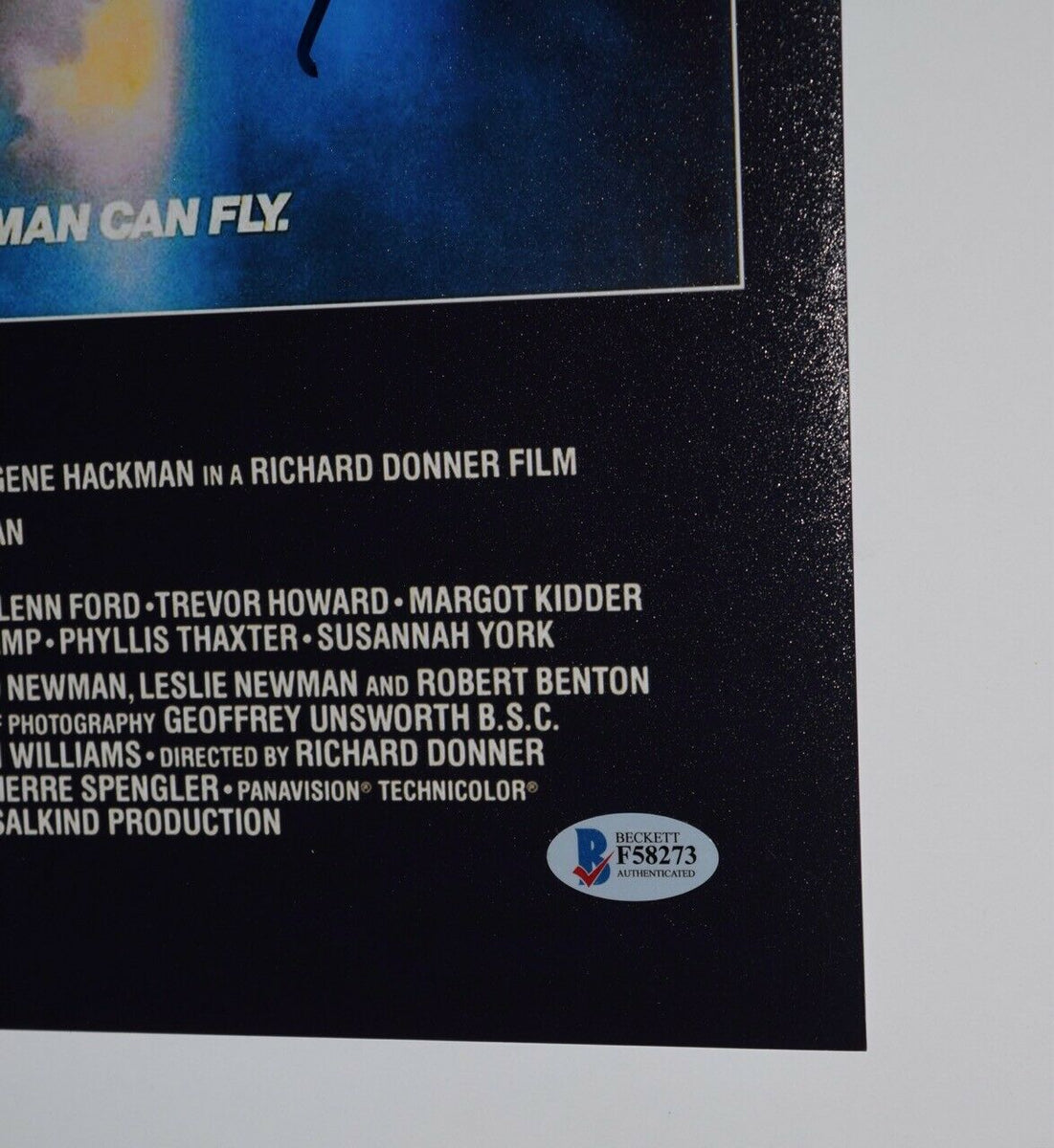 Richard Donner Signed Autograph Superman The Movie 11x17 Poster Becket ...