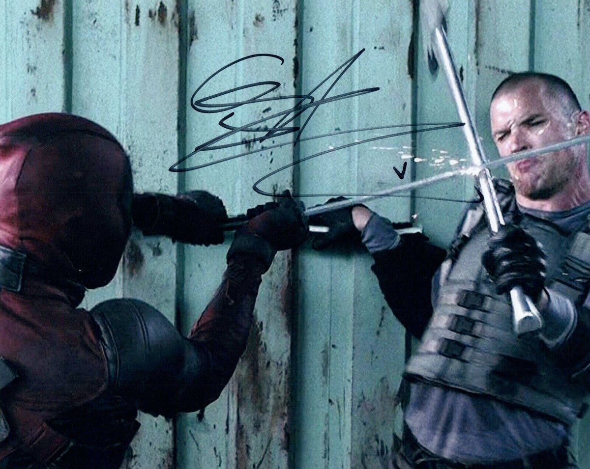 Ed Skrein Signed Autograph 8x10 Photo DEADPOOL Actor COA ...
