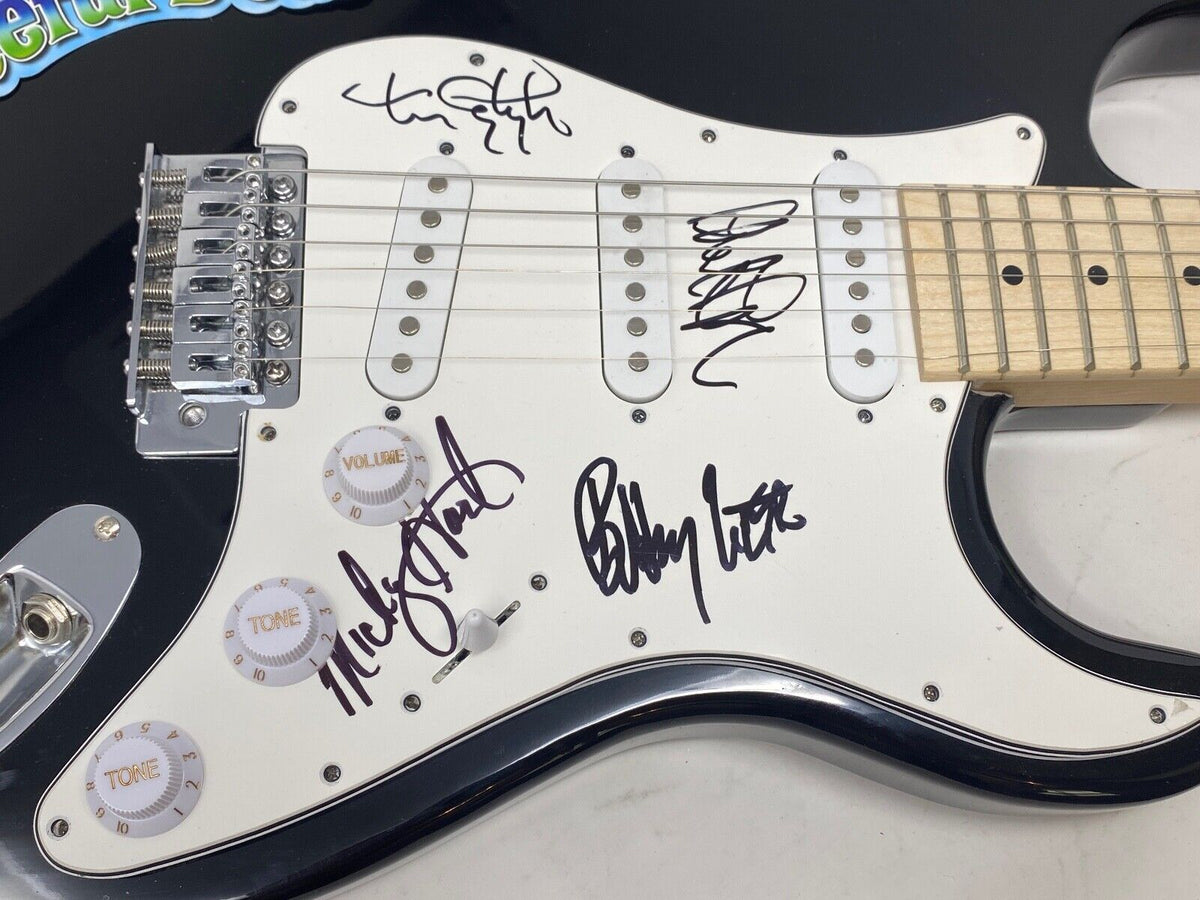 Grateful Dead Signed Autograph Electric Guitar Bob Weir Phil Lesh x4 B ...