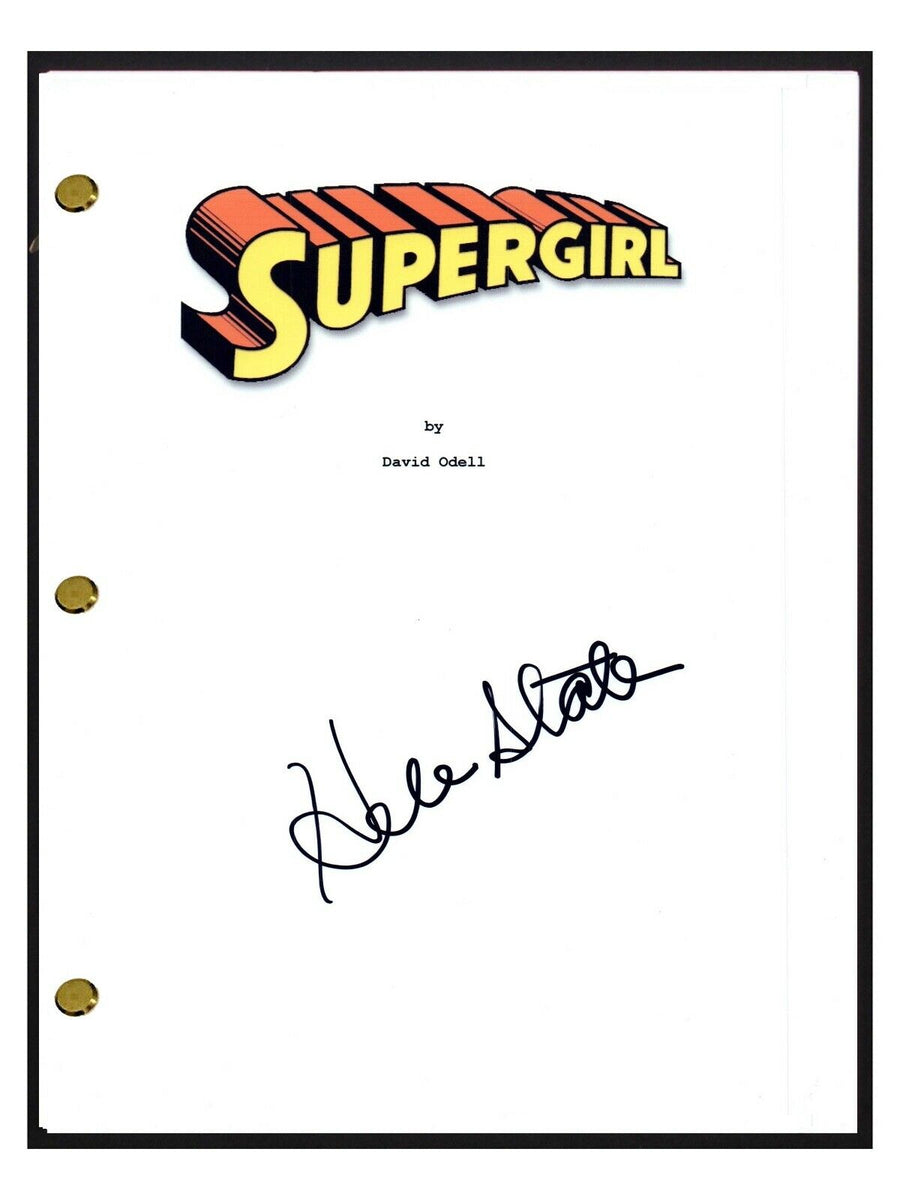 Helen Slater Signed Autographed SUPERGIRL Movie Script Screenplay COA ...