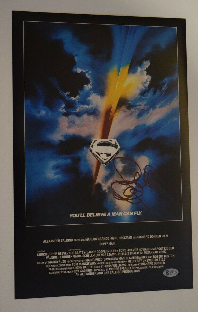 Richard Donner Signed Autograph Superman The Movie 11x17 Poster Becket ...