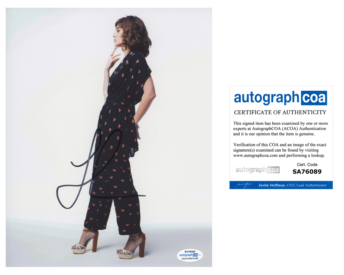 Lizzy Caplan Signed Autographed 8x10 Photo Mean Girls Actress ACOA COA ...