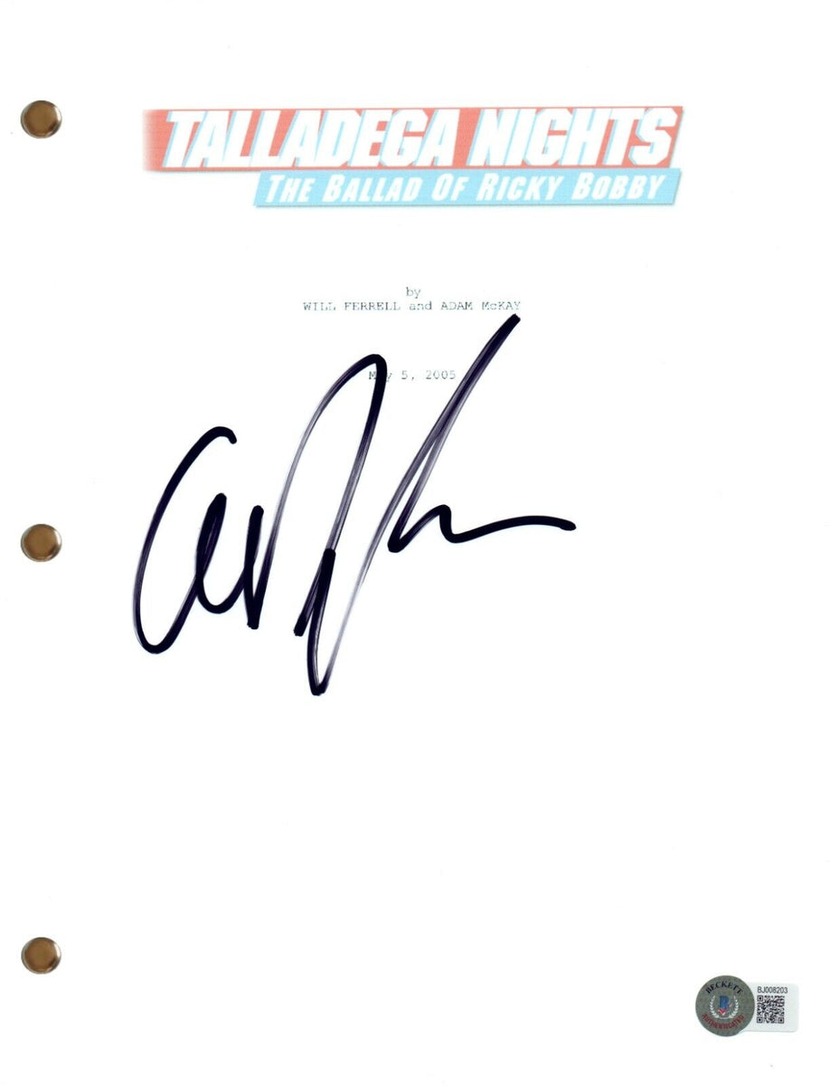 Andy Richter Signed Talladega Nights The Ballad of Ricky Bobby Script ...